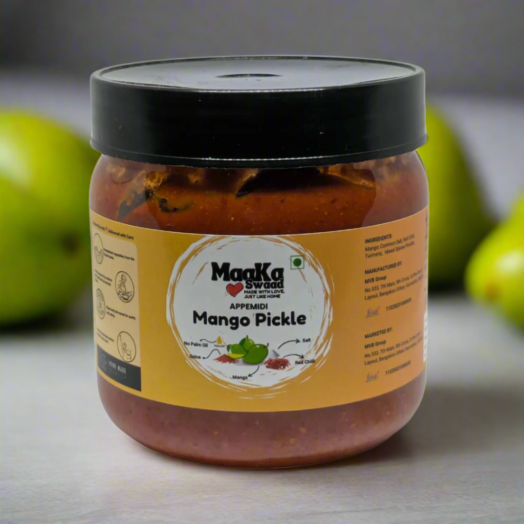 Appemidi Mango Pickle (325g) – Maakaswaad